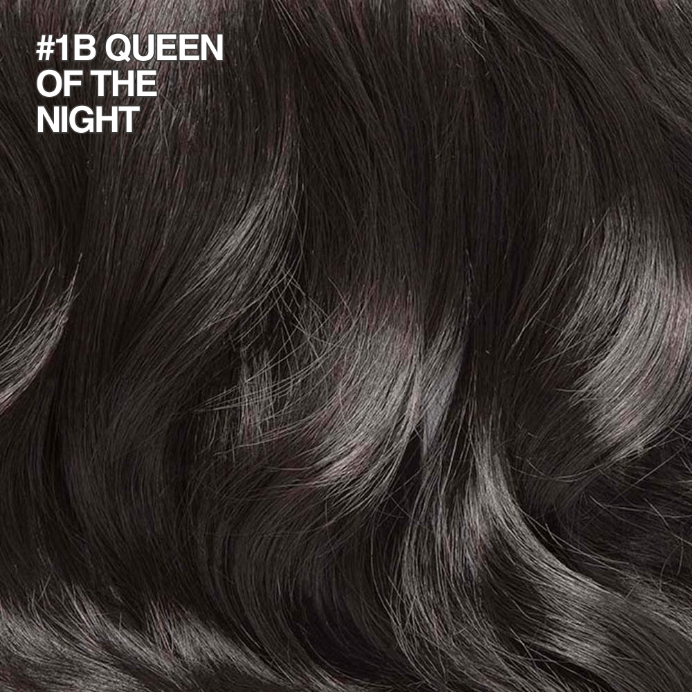 Stranded 20" One Piece Wand Wave Clip-in Hair Extension #1B Queen of t
