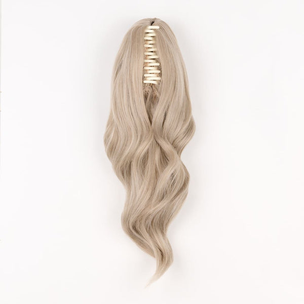 Stranded Medium Wand Wave Clip-in Ponytail - Colour #112 Ash Moon